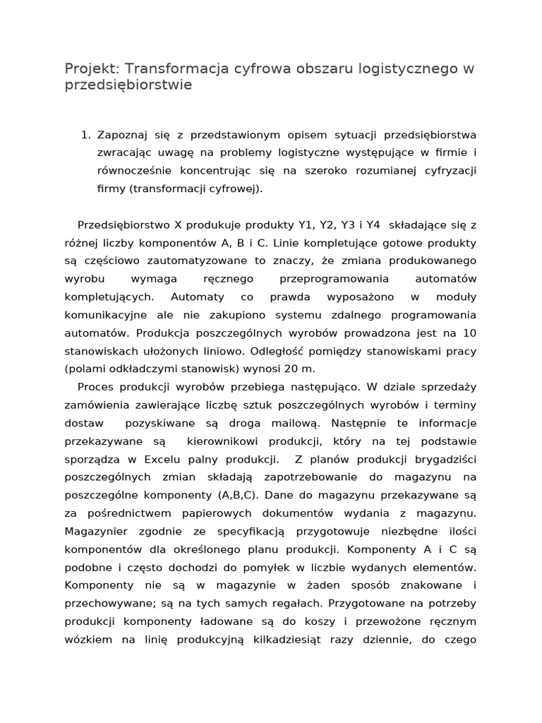 Projekt - Metaplan | PDF