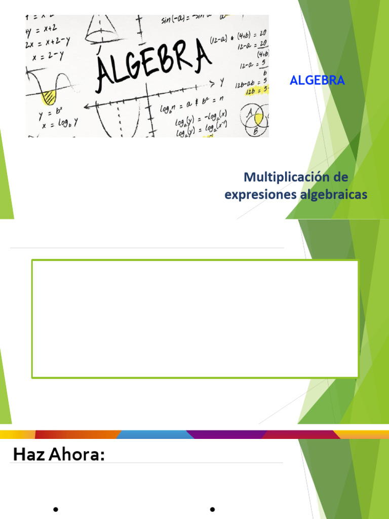 2 - Multiplicación de Exp. Algebraica | PDF