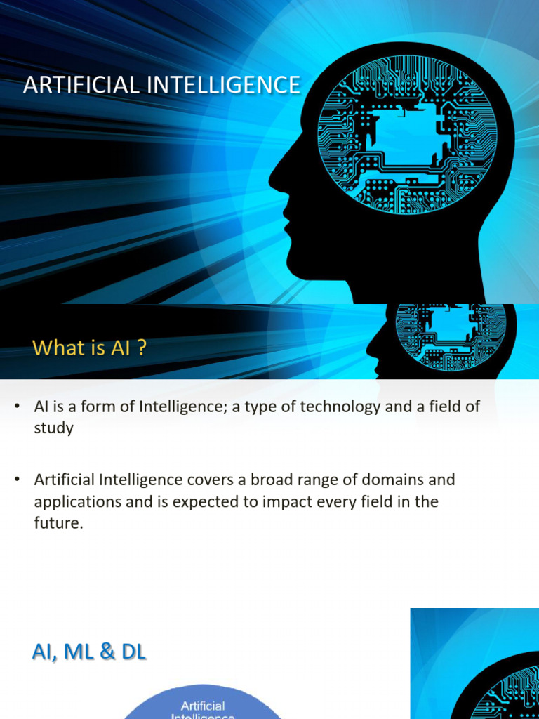 252056-AI ML DL-Basics of AI - Lets Start With AI-class 10 | PDF ...