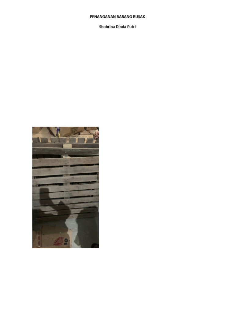 Penanganan Barang Rusak | PDF