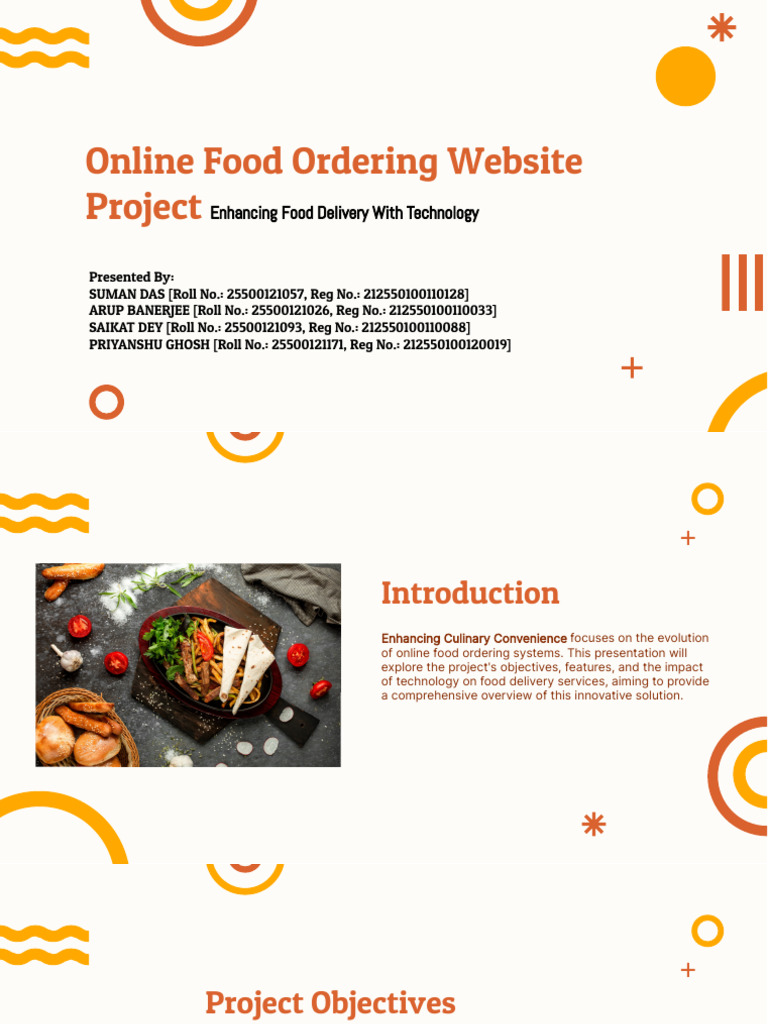 Online Food Ordering Project | PDF | Target Audience | Information ...
