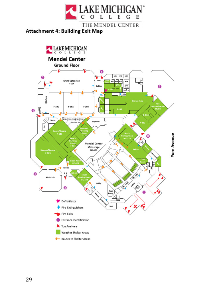 Mendel Center Ground Floor Map | PDF