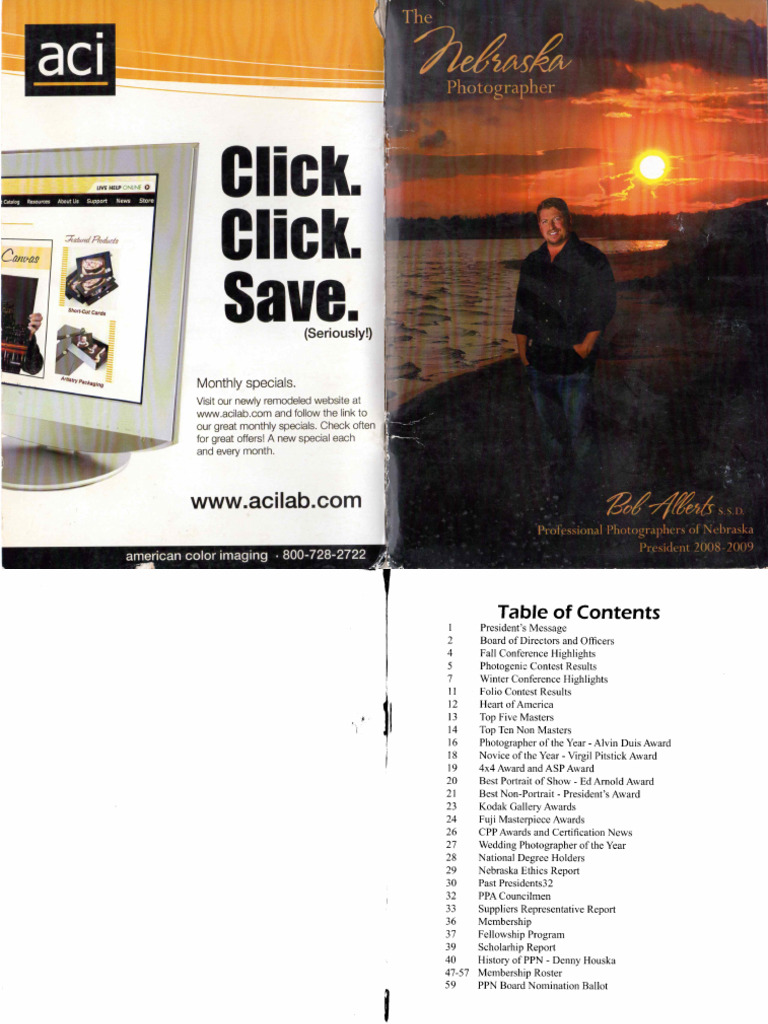 Bob Alberts 2008-2009 PPN President Book | PDF