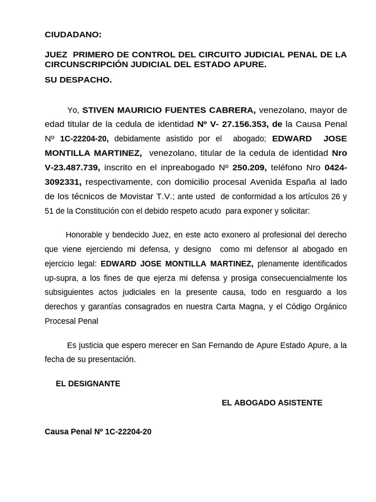 Designacion Stiven | PDF