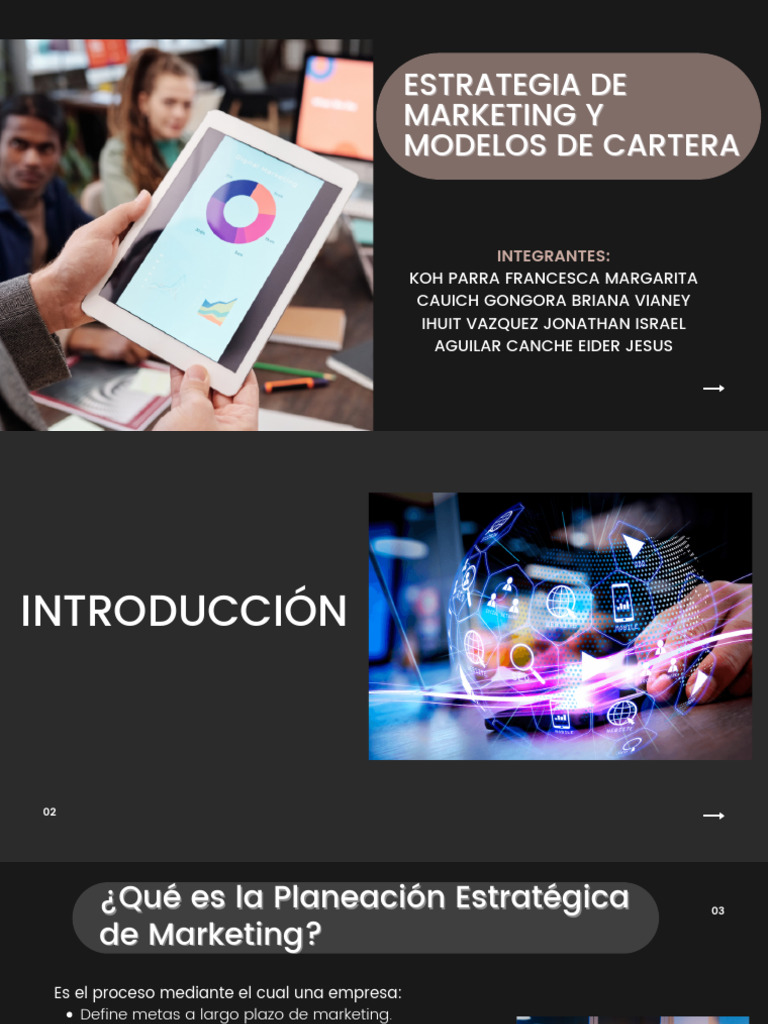 Presentación Gráficos Visuales de Plan de Negocios Inmobiliarios Simple Directo Negro Marrón ...