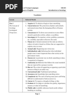 Social Studies Words | PDF