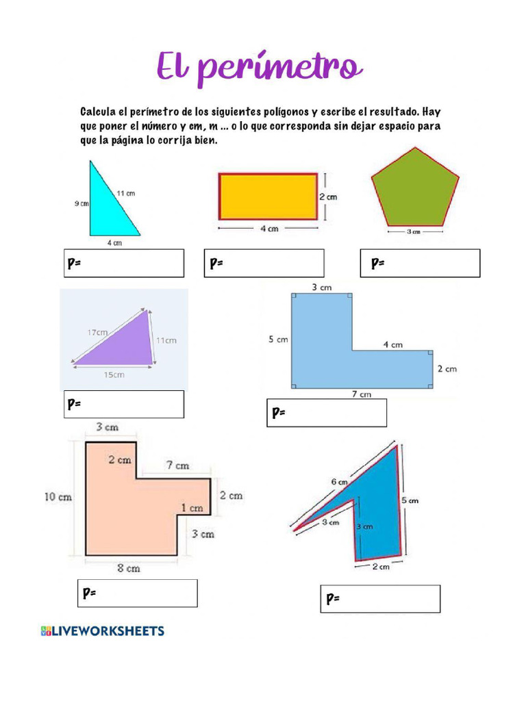 Perimetros Figuras | PDF