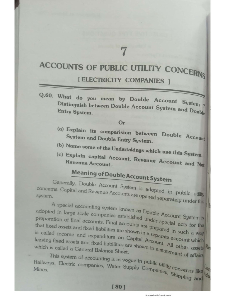 Accounts of Public Utility Concerns | PDF