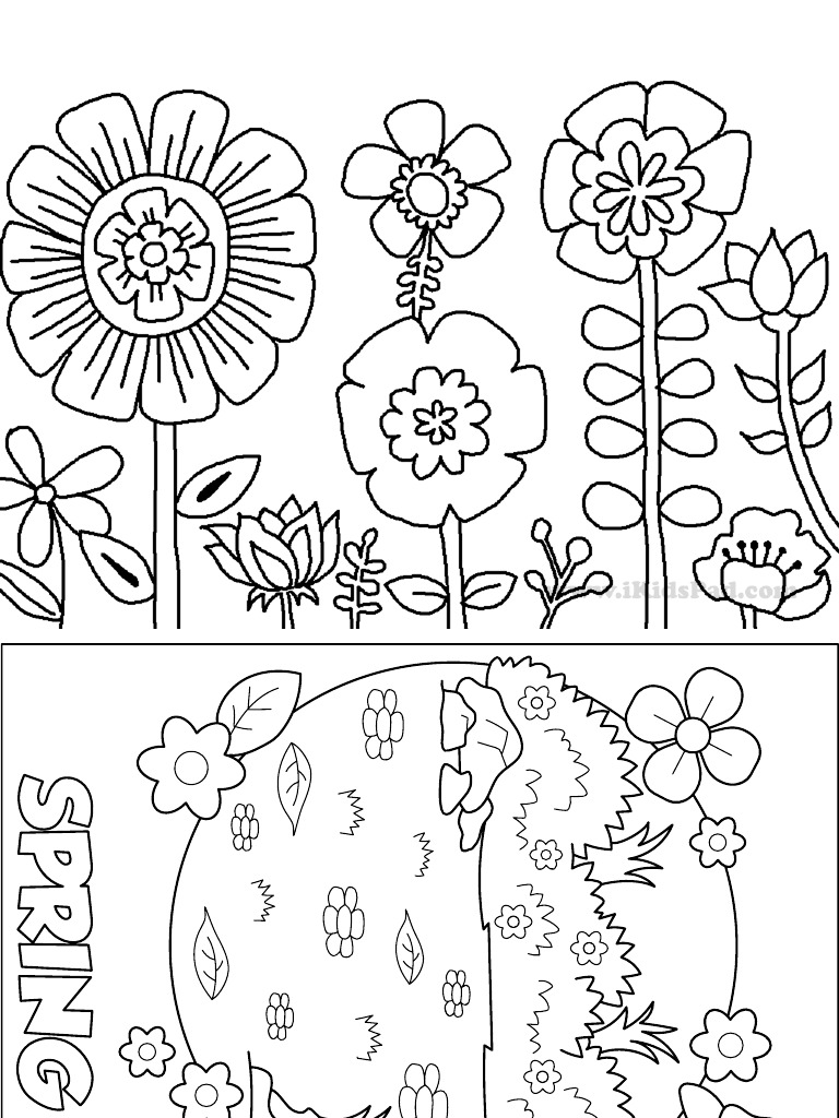 Coloriage Printemps | PDF