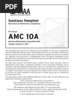 2017 AMC 10A Problems | PDF | Triangle | Mathematics