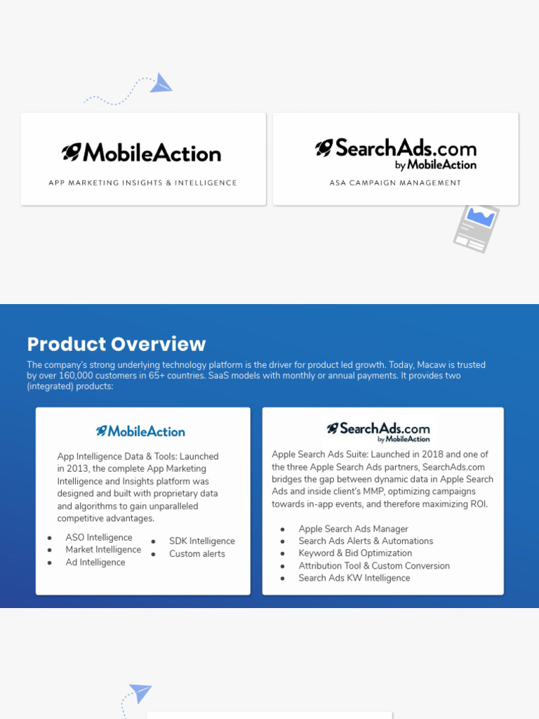 MobileAction Master Products & Value Prepositions & Use Cases Deck | PDF | Software Development ...