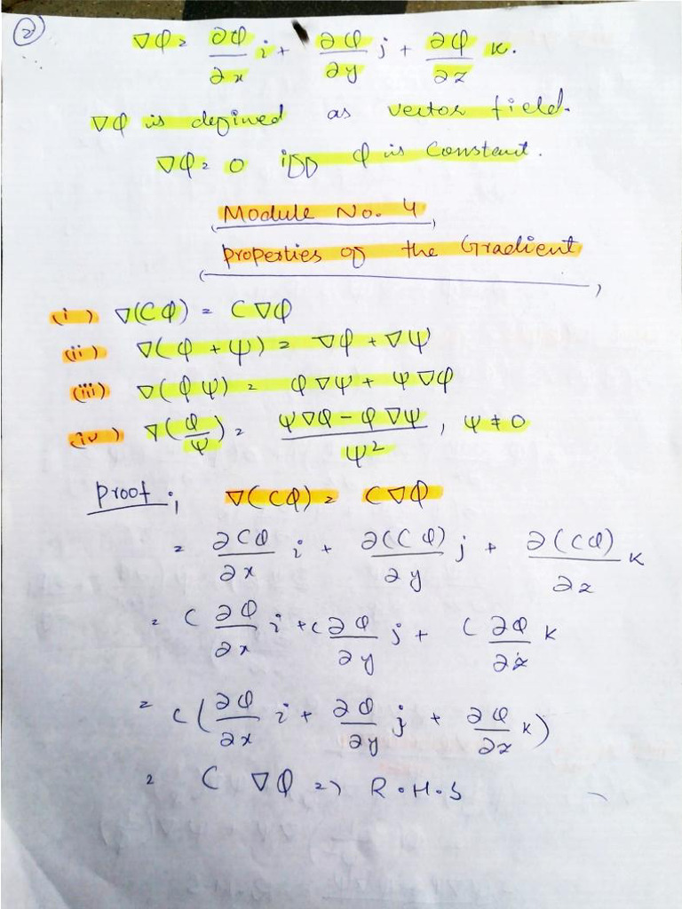 properties of gradient | PDF