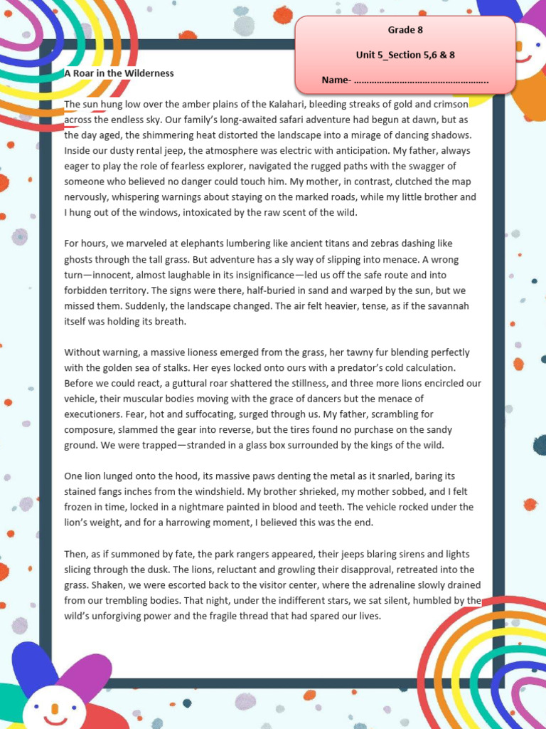 Grade 8 - Unit 5 | PDF | Grammar | Linguistics