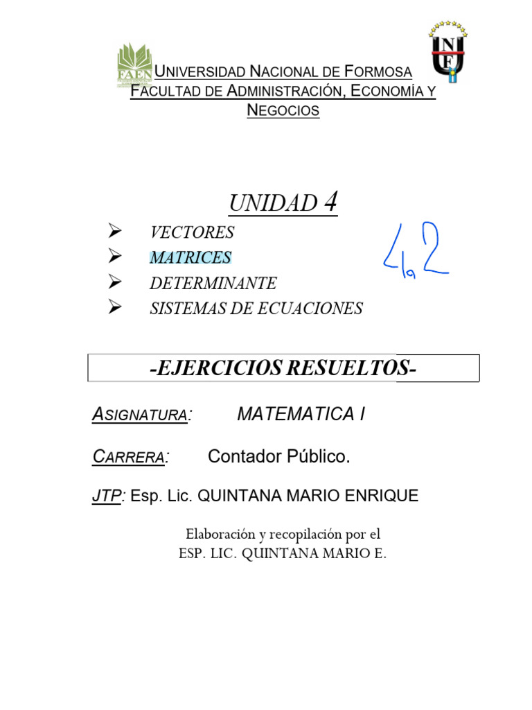 3 Ejercicios Resueltos Unidad 4 | PDF | Espacio vectorial | Vector Euclidiano