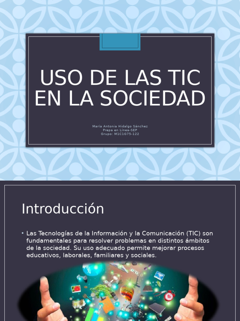 Presentacion Tic Maria Antonia | PDF