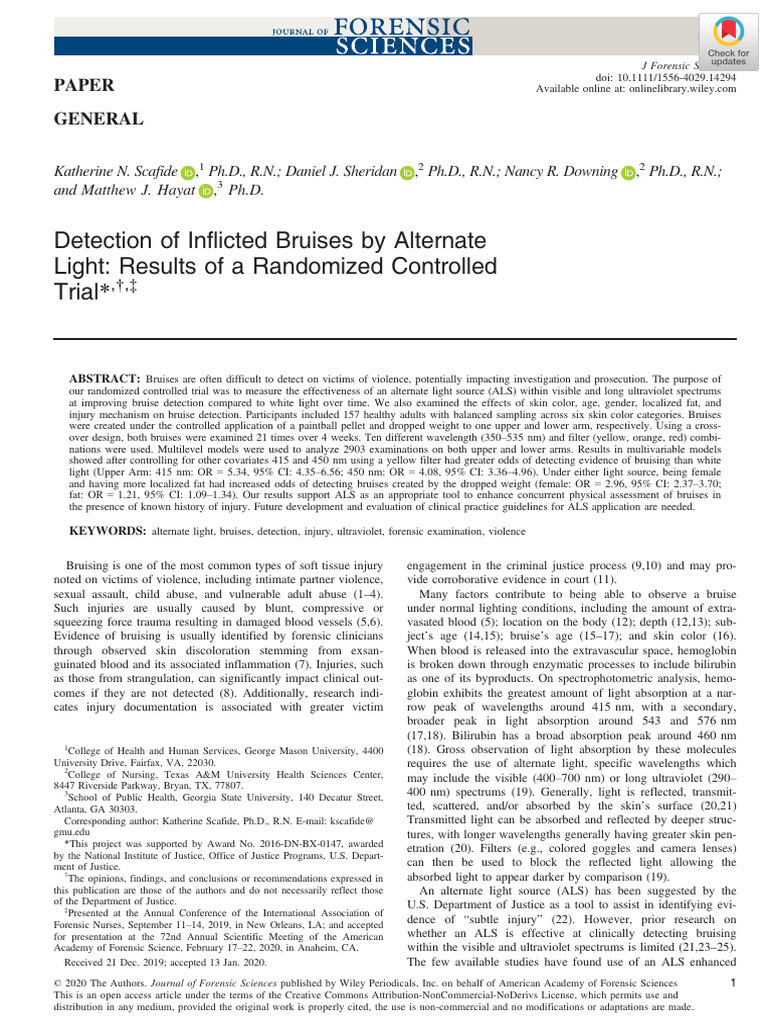 Enhanced Bruise Detection with ALS | PDF | Electromagnetic Spectrum | Light