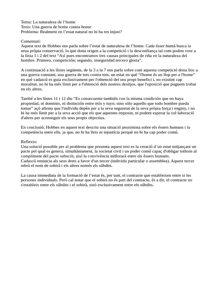 comentari text 1 | PDF