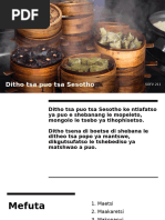 Sofv 121 Dithoko Tsa Basotho-1 | PDF