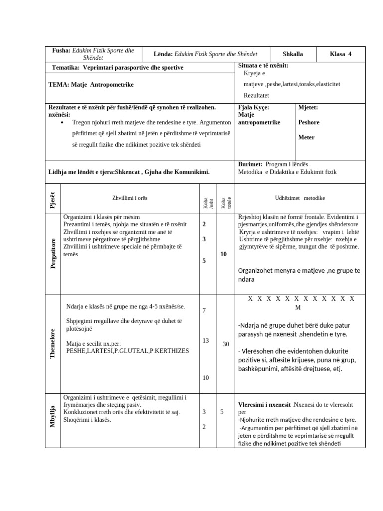 Ditar Klasa 4 Trem 1 | PDF