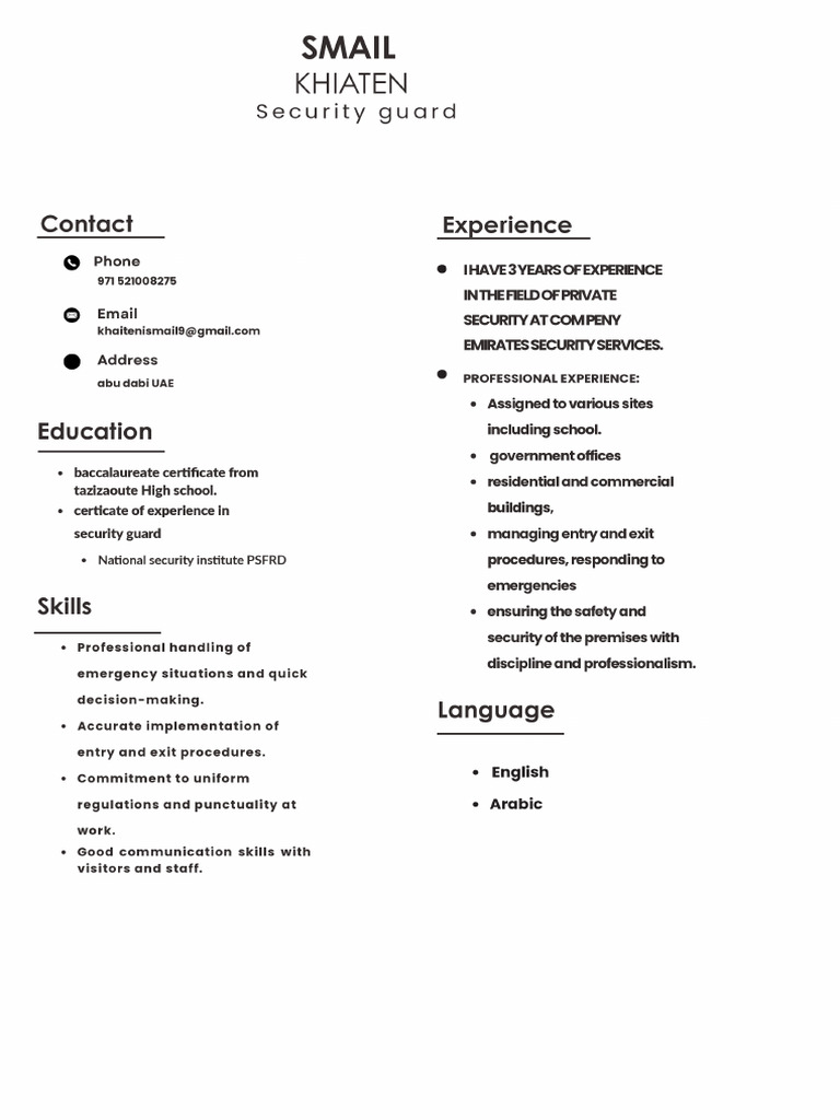 Simple Professional CV Resume 20250528 121114 ٠٠٠٠ | PDF