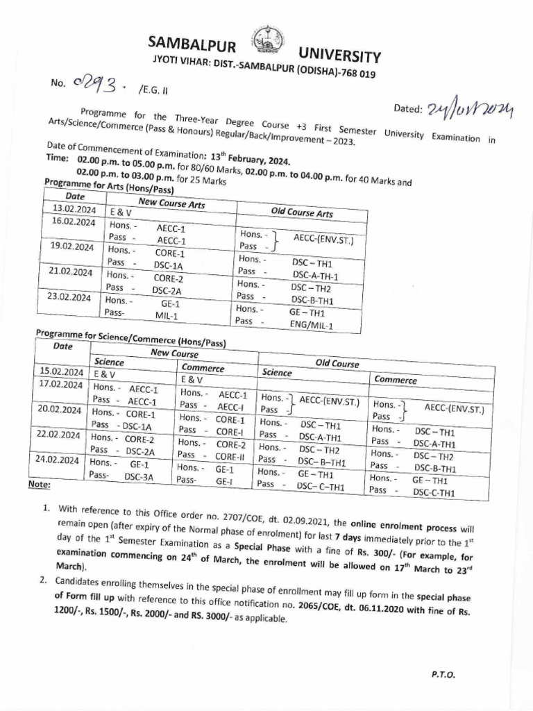 +3 1st Semester 2023 Exam Prog | PDF