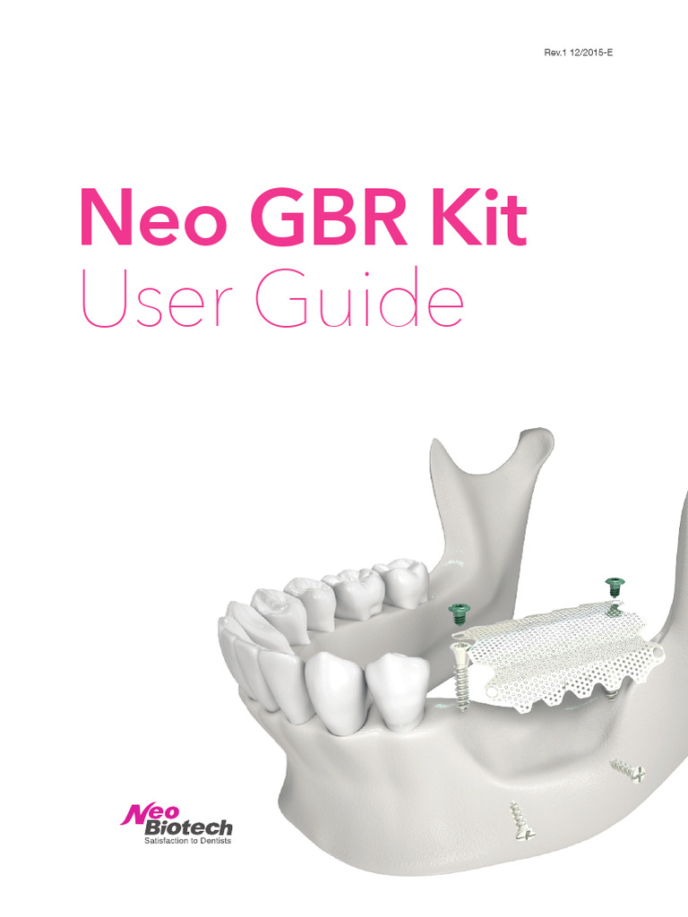 Neo GBR Kit Rinkinys | PDF | Sterilization (Microbiology) | Screw