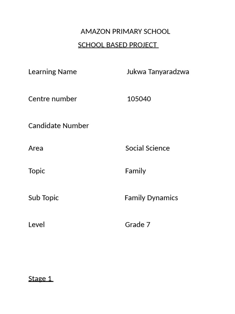 AMAZON PRIMARY SCHOOL Part 5 | PDF