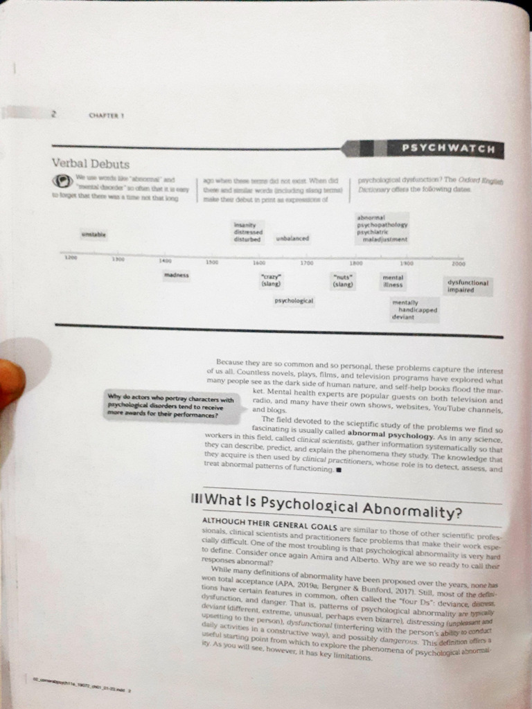 Abnormal Psychology | PDF