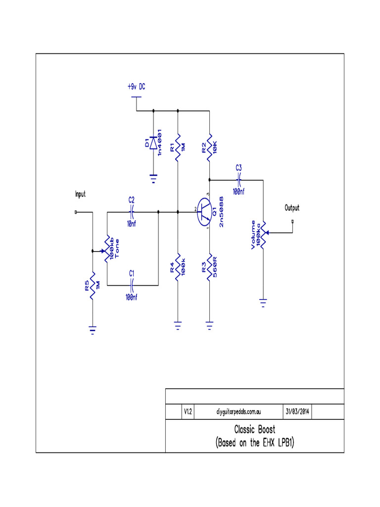 Classic Boost Schematic | PDF