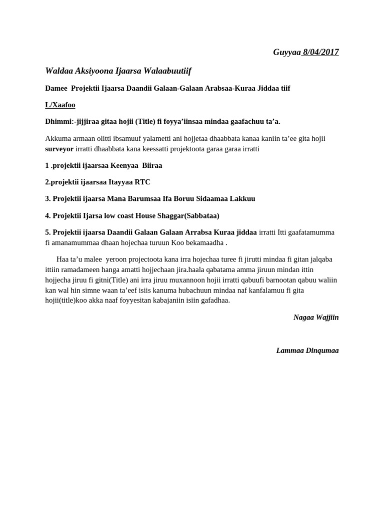 Lema Dinkuma 1 | PDF