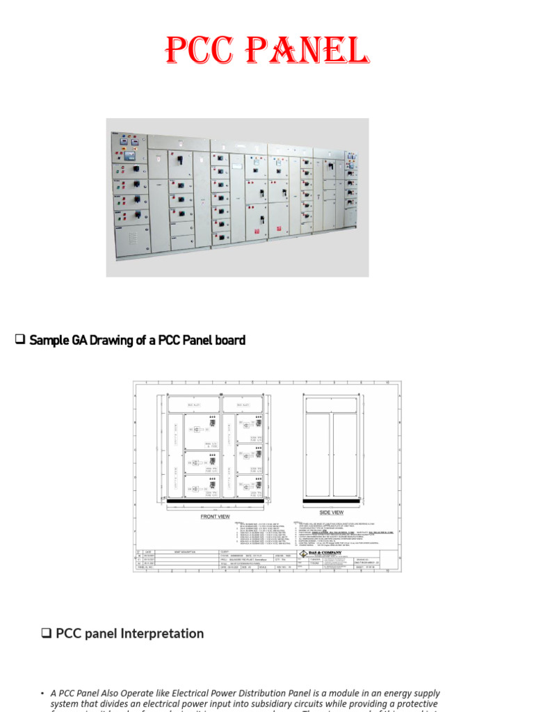 Power Control Center Panels | PDF