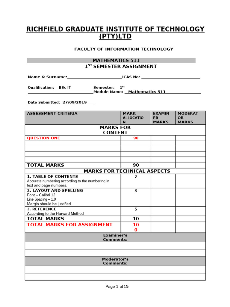 Mathematics 511 Assignment 2 | PDF | Vertex (Graph Theory) | Algorithms