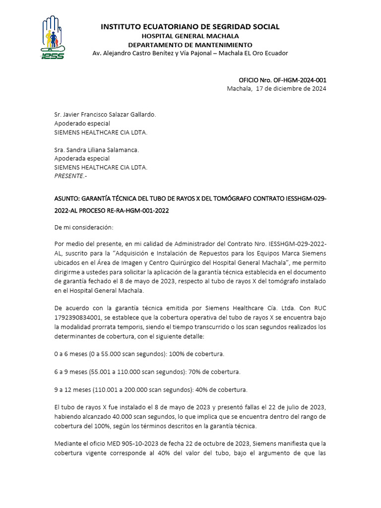 Oficio of HGM 2024 001 Signed | PDF