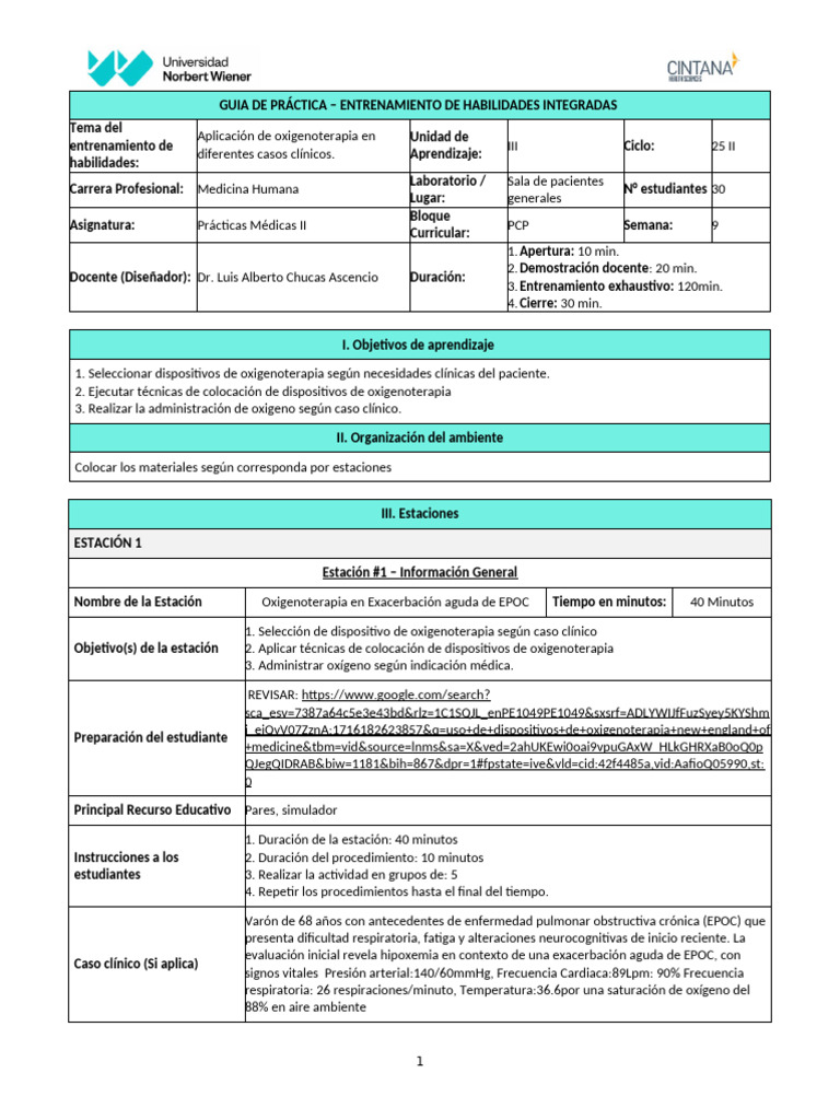 SEMANA 9 GUIA DE PRACTICAS Practicas Medicas II | PDF | Enfermedad ...