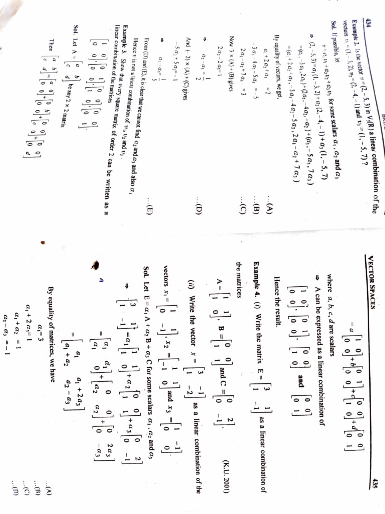 Adobe Scan 01 Apr 2023 | PDF | Linear Map | Matrix (Mathematics)
