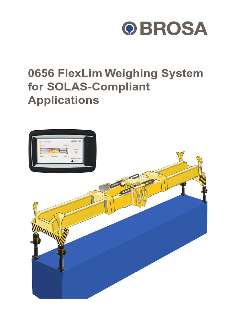 BROSA 0656 FlexLim Weighing System | PDF | Manufactured Goods | Electricity