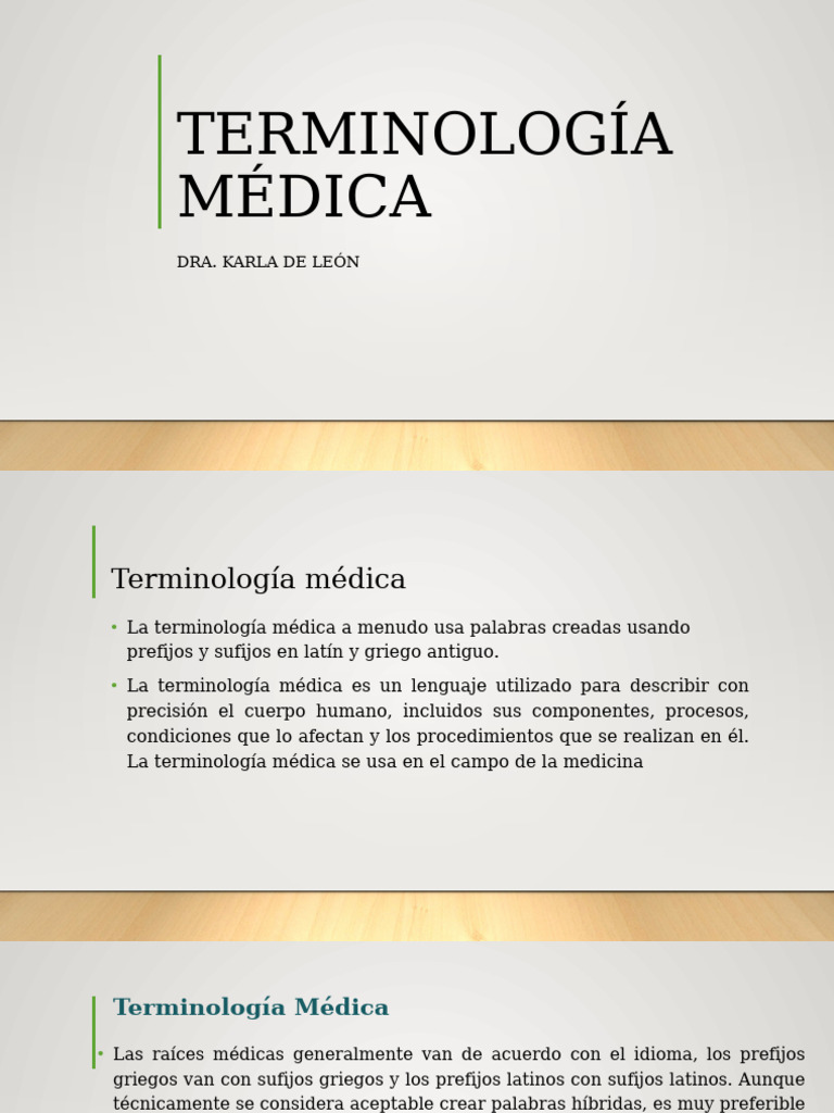 Terminología Médica Pdf
