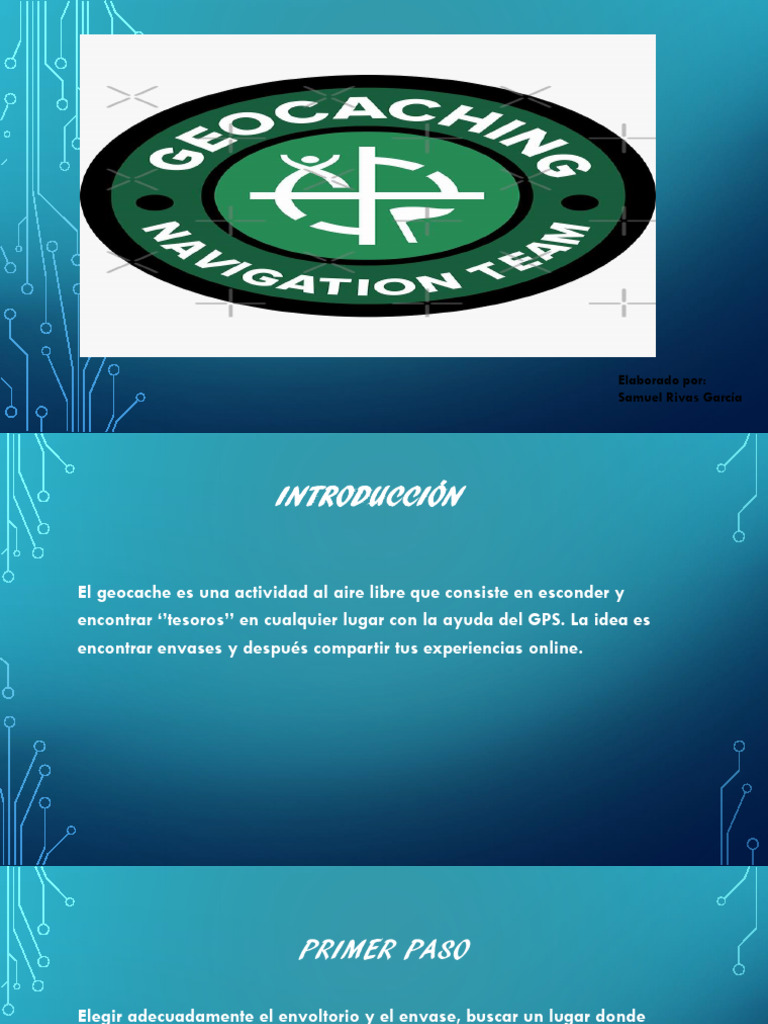 Geocache Samuel Rivas García | PDF
