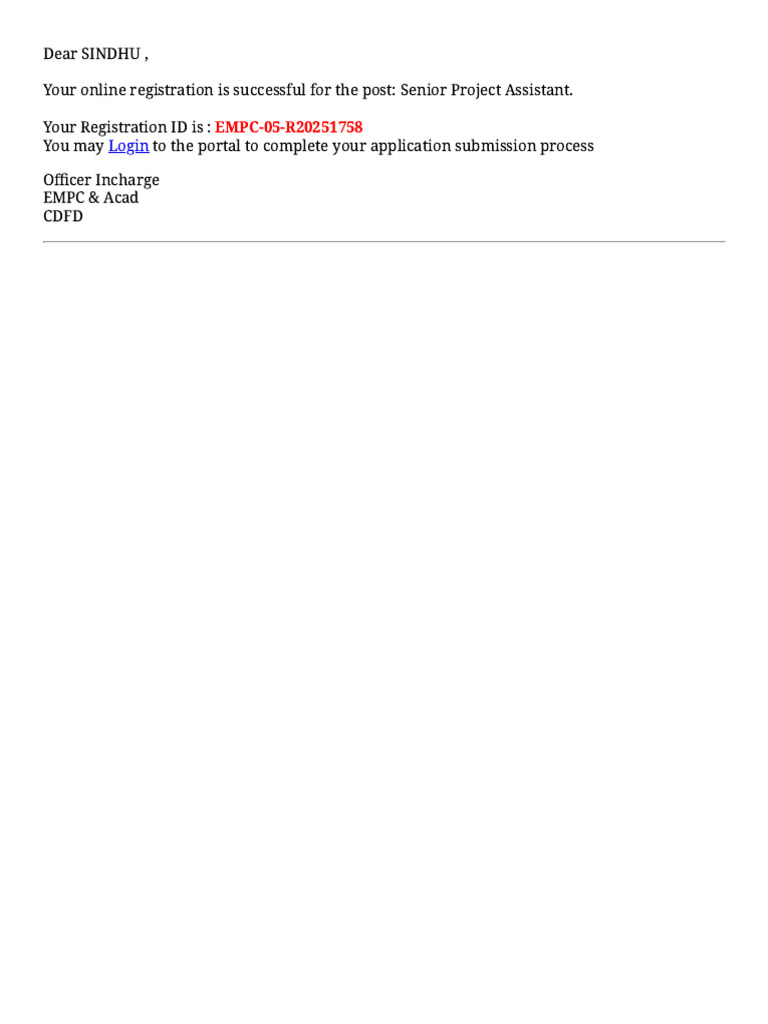 CDFD Post | PDF