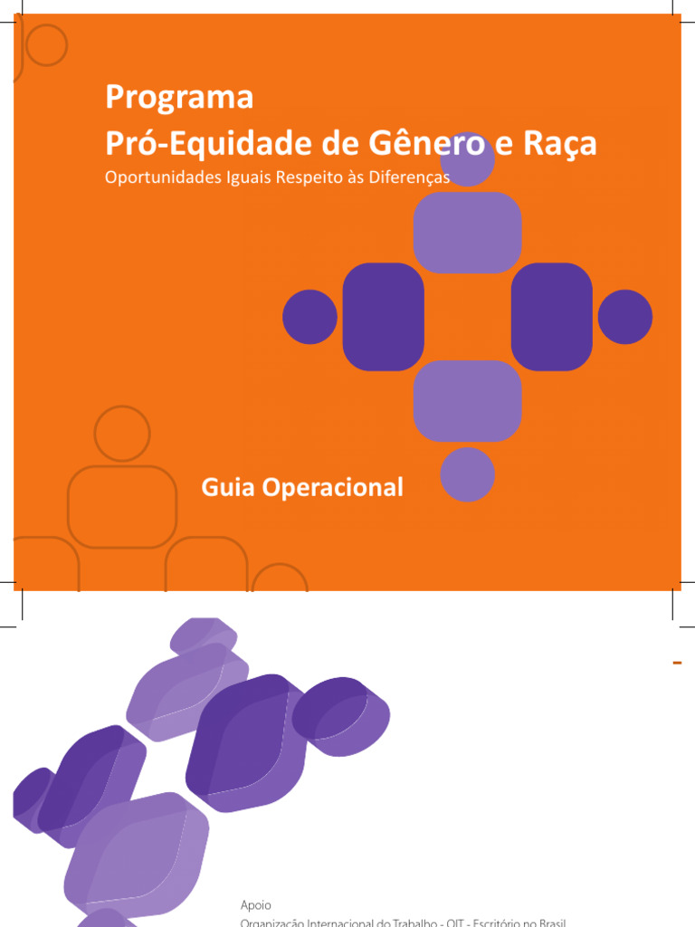 Guia Operacional Programa Pro Equidade | PDF | Igualdade de gênero | Estudos de Gênero