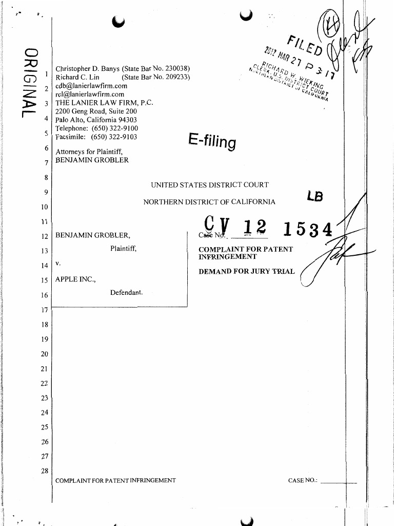 Ben Grobler vs. Apple | PDF | Vending Machine | Data Transmission