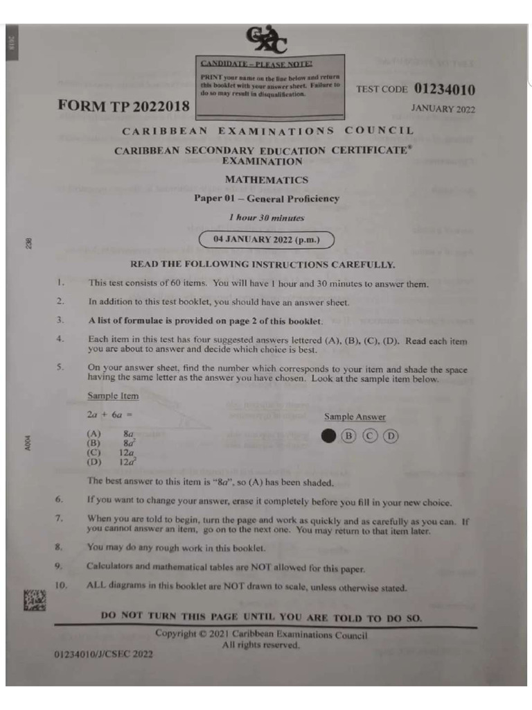 Math Calculations and Equations Summary | PDF