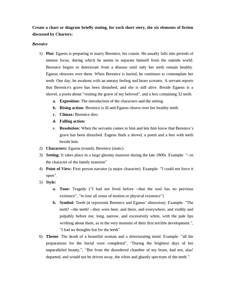 Create a Chart or Diagram - Poe | PDF