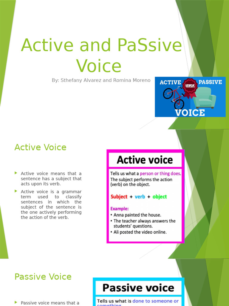 Active vs Passive Voice Explained | PDF