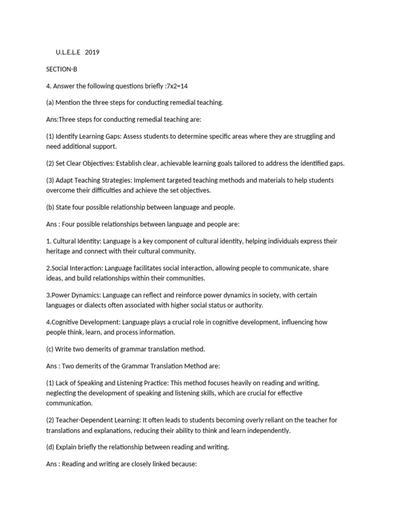 U.L.E.L.E 2019 - Wps Office | PDF | Educational Assessment | Language ...