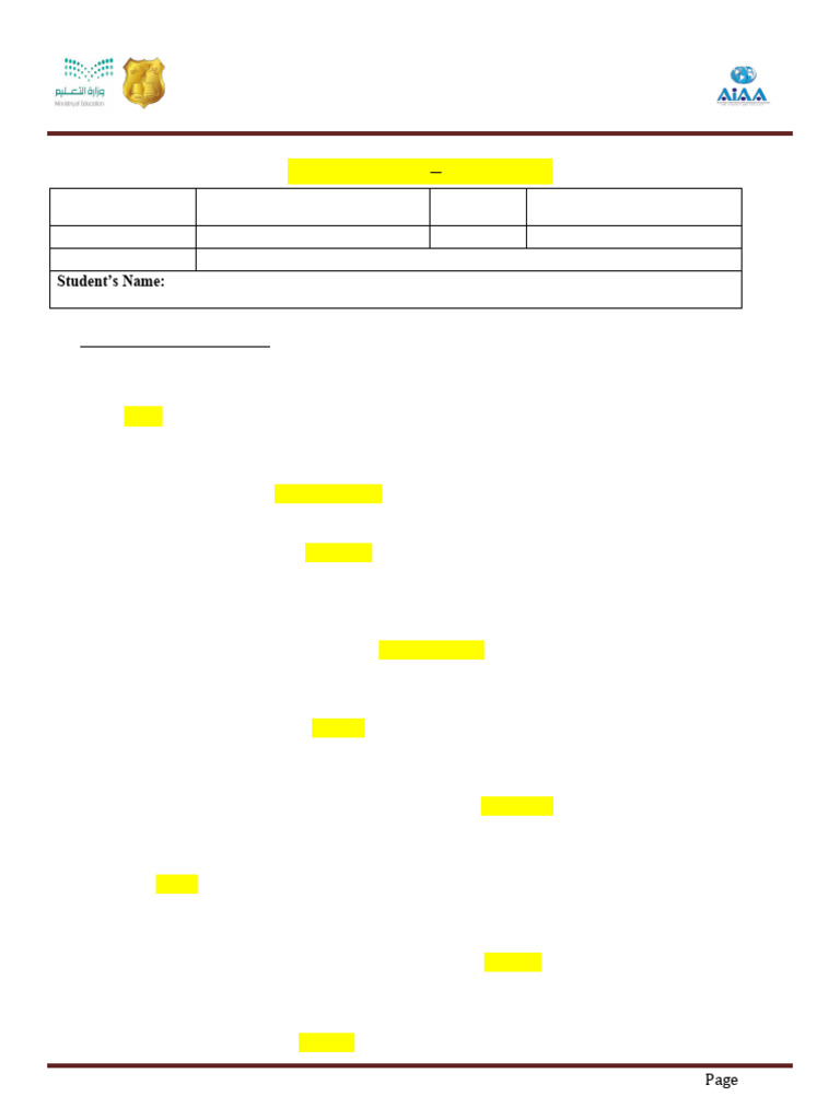 Practice Sheet 4 - Grade 4 - Answer Key | PDF | Leaf | Plants