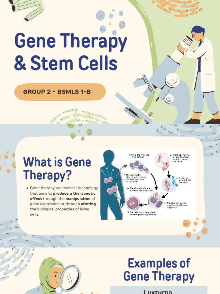 BMLS 1 B Gene Therapy Stem Cells | PDF | Gene Therapy | Stem Cell