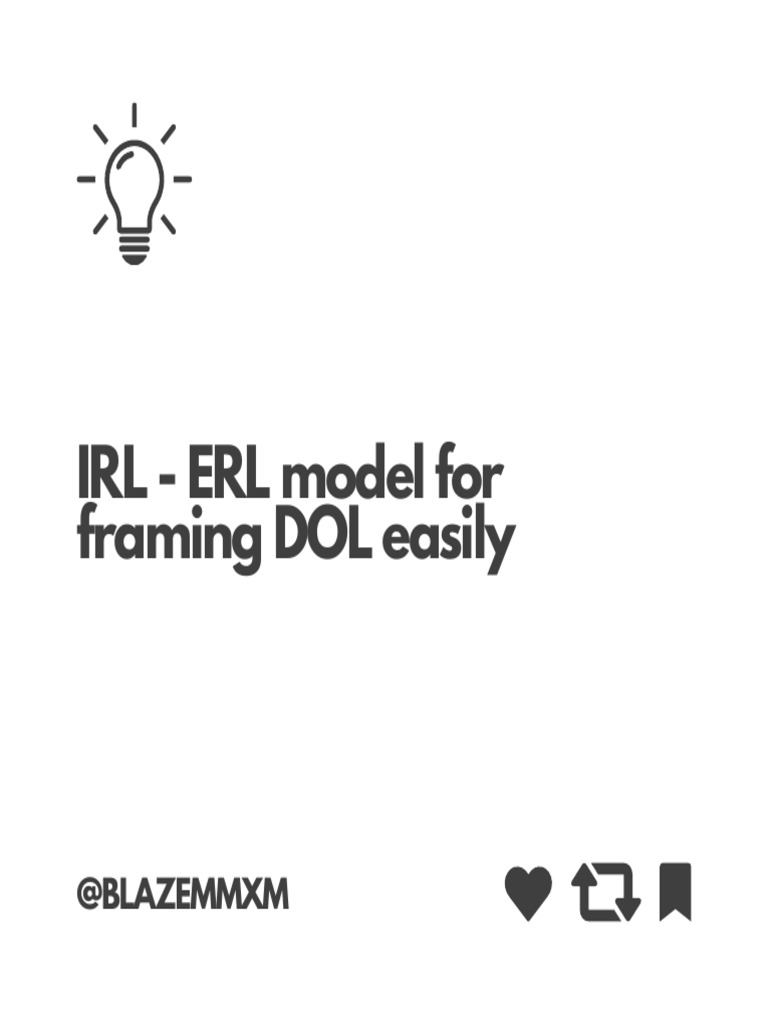 IRL-ERL Model for DOL Analysis | PDF
