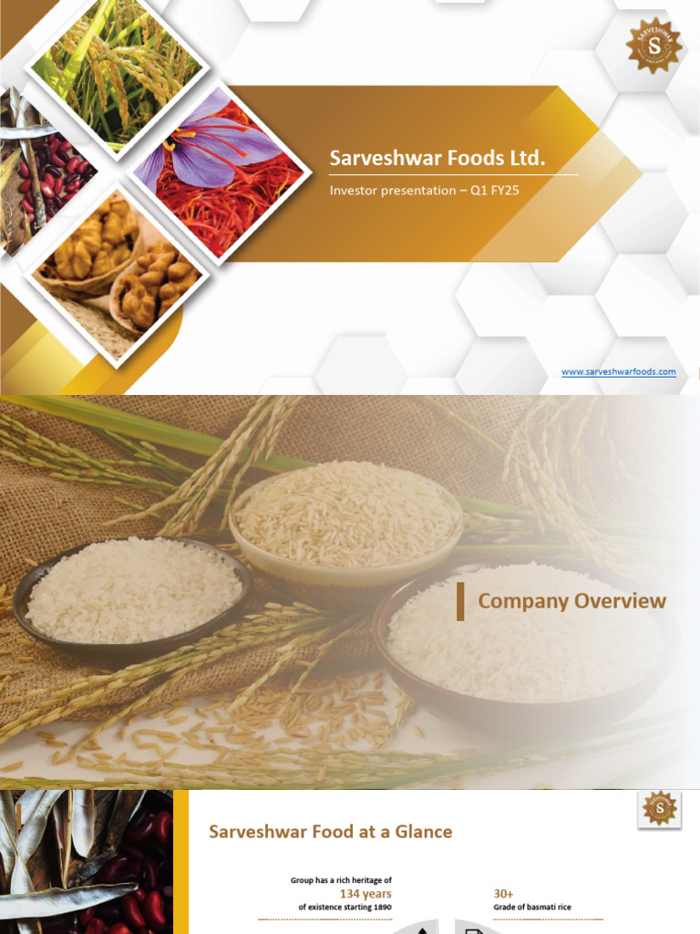 SARVESHWAR 15082024132614 InvestorPresentation | PDF | Equity (Finance ...