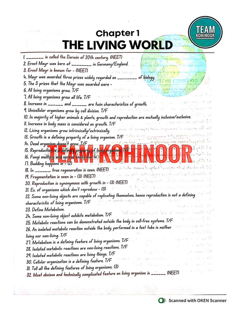 The Living World | PDF